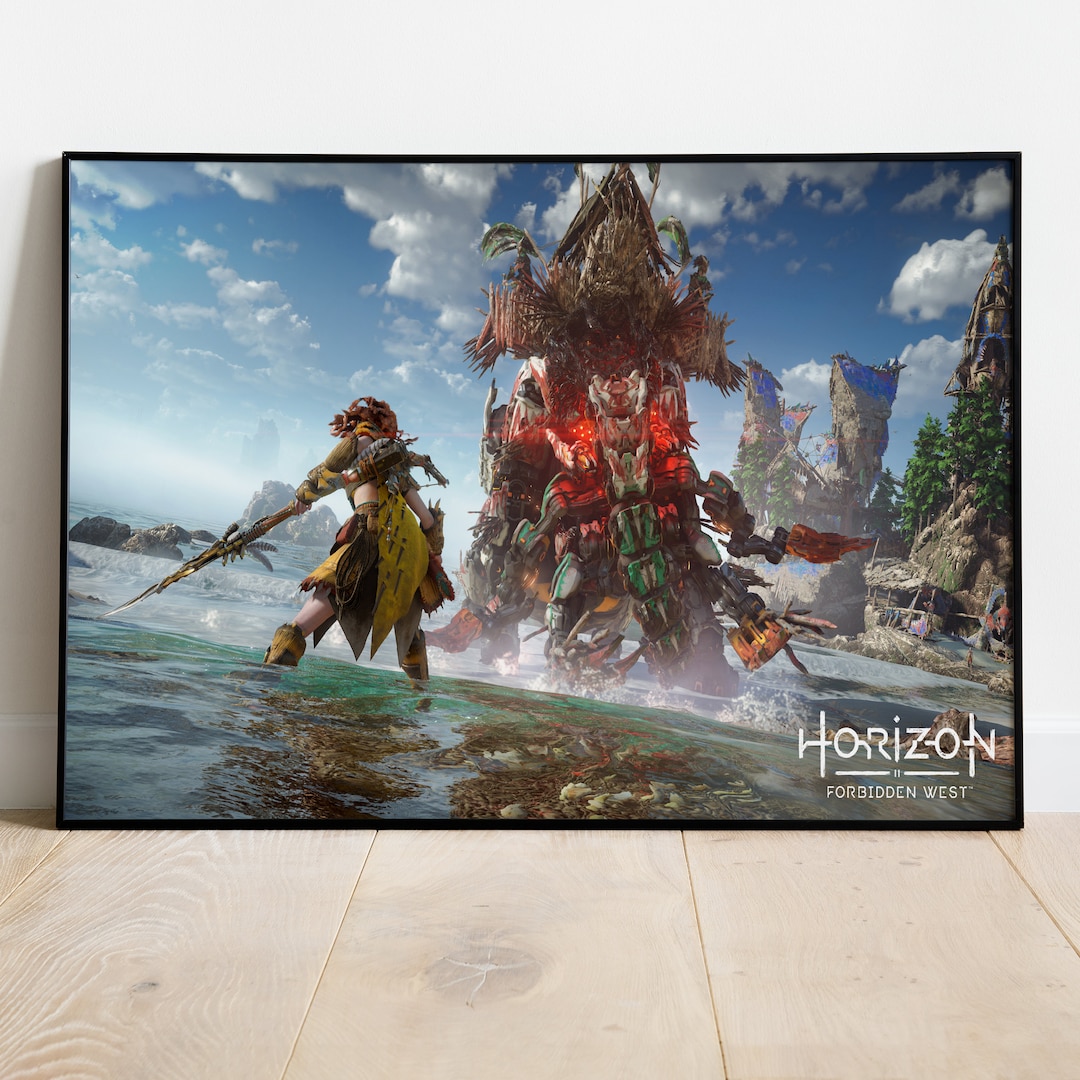 Horizon Forbidden West Poster, Game Print, Wall Art, Gift for Gamers #2 ...