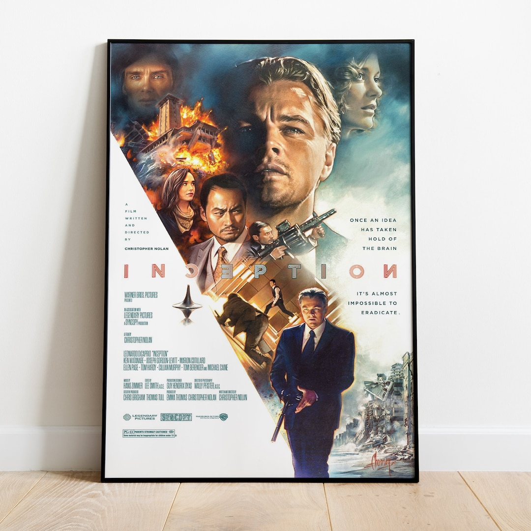 Inception Poster, Movie Print, Wall Art, Gift for Film Fans - Etsy