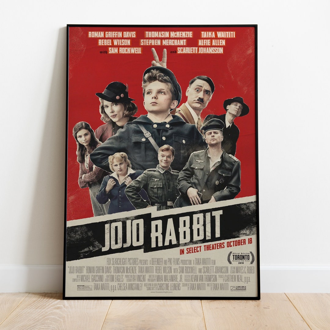 Jojo Rabbit Poster, Movie Print, Wall Art, Gift for Film Fans - Etsy