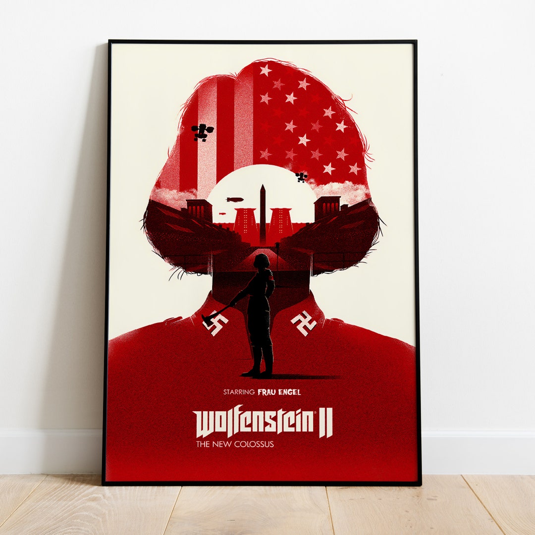 Wolfenstein Poster, Game Print, Wall Art, Gift for Gamers - Etsy