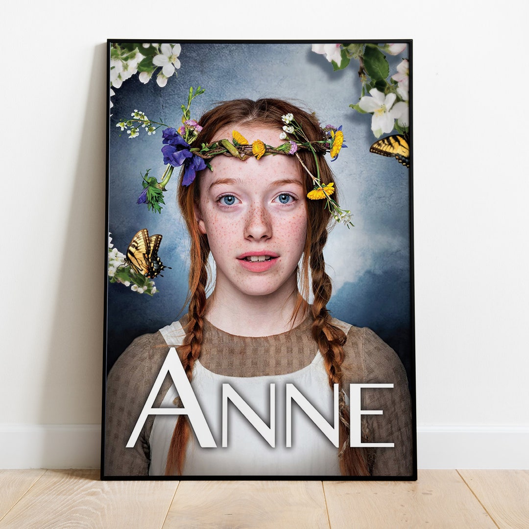 Anne With an E Poster, Tv Series Print, Wall Art, Gift for Tv Show Fans ...