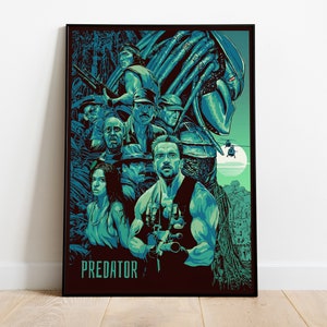 Predator Poster, Movie Print, Wall Art, Gift for Film Fans - Etsy