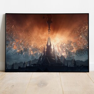World of Warcraft Shadowlands Poster, Game Print, Wall Art, Gift for ...