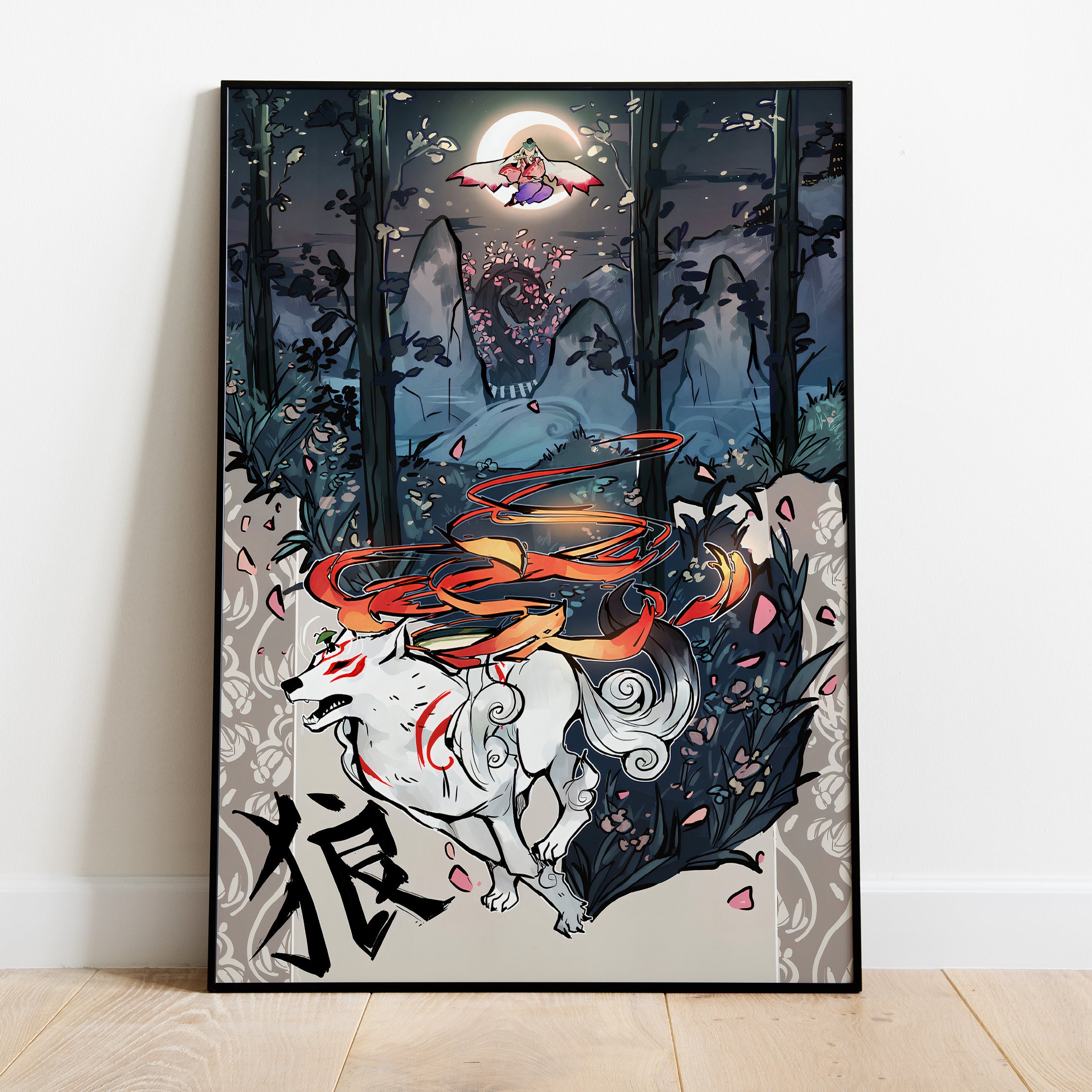 Okami Poster, Game Print, Wall Art, Gift for Gamers #2 - Etsy