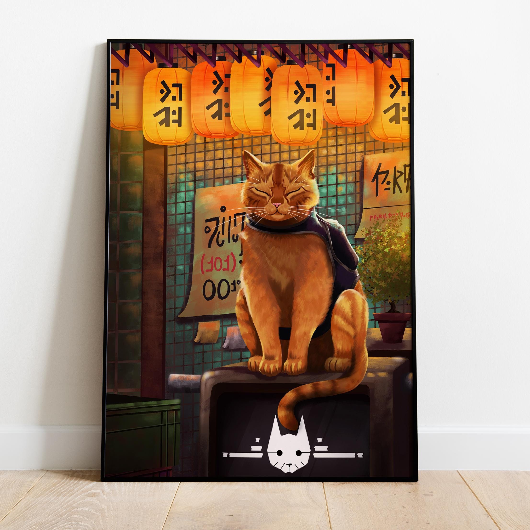 Stray Poster, Game Print, Wall Art, Gift for Gamers - Etsy