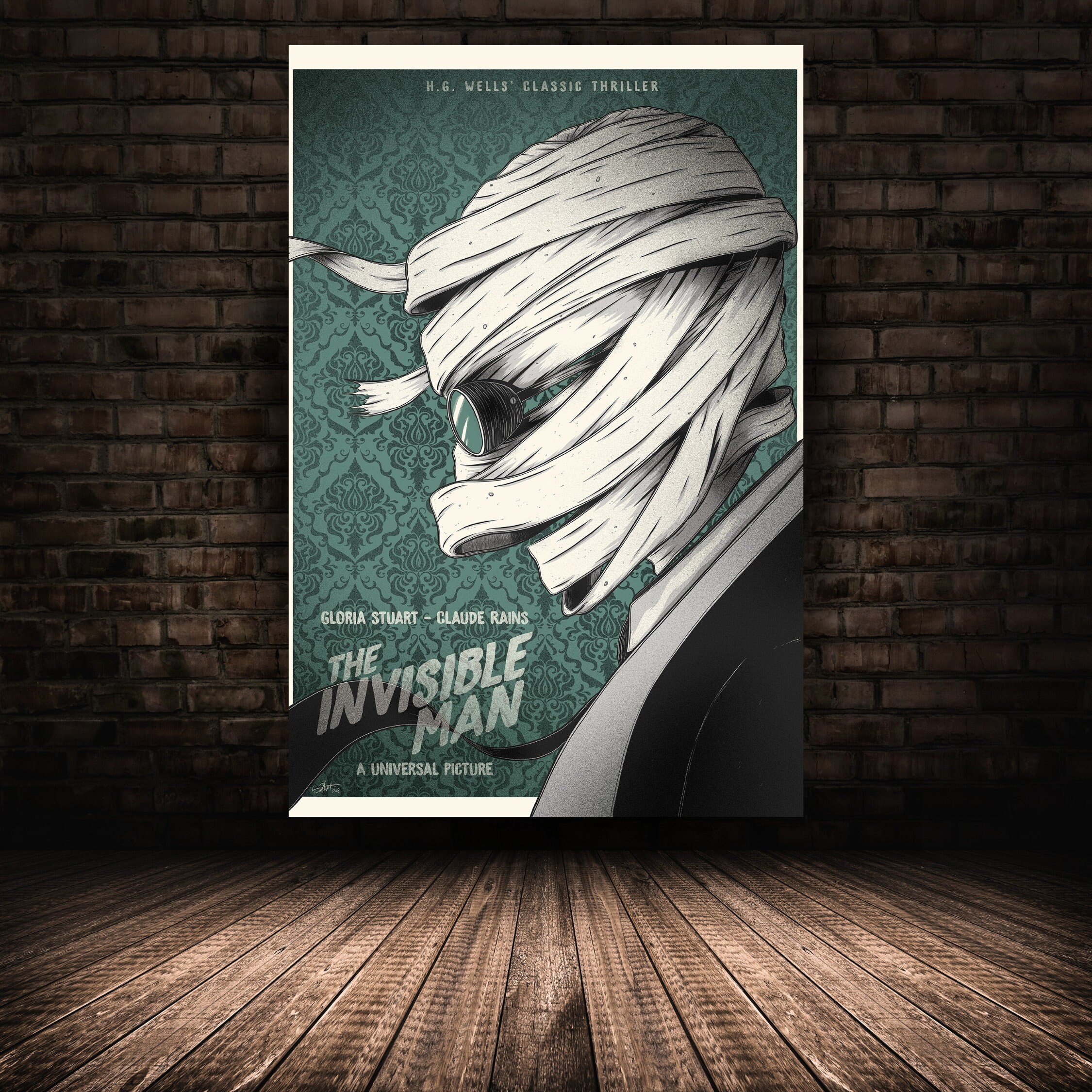 The Invisible Man Poster, Elisabeth Moss Movie Wall Art, Minimalist ...