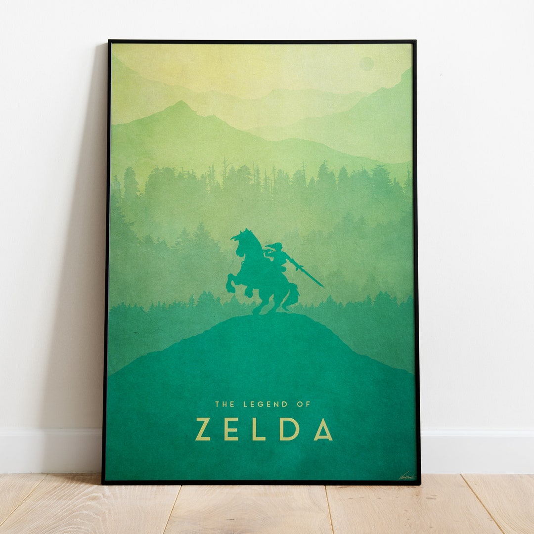 The Legend of Zelda Poster, Game Print, Wall Art, Gift for Gamers - Etsy