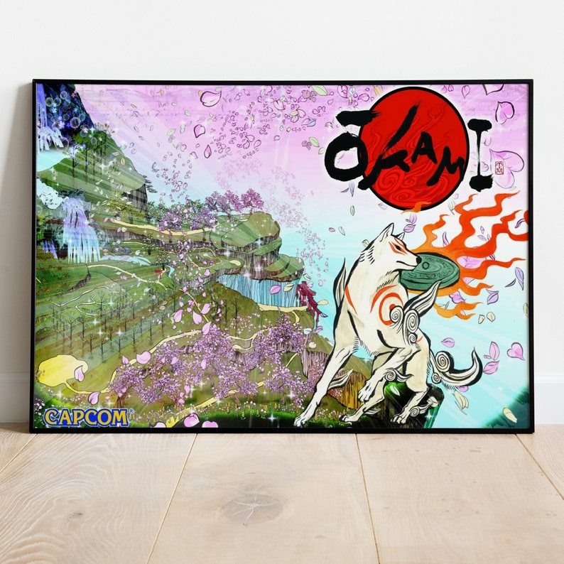 Okami Poster, Game Print, Wall Art, Gift for Gamers #2 - Etsy