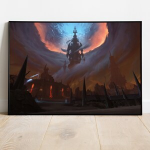 World of Warcraft Shadowlands Poster, Game Print, Wall Art, Gift for ...
