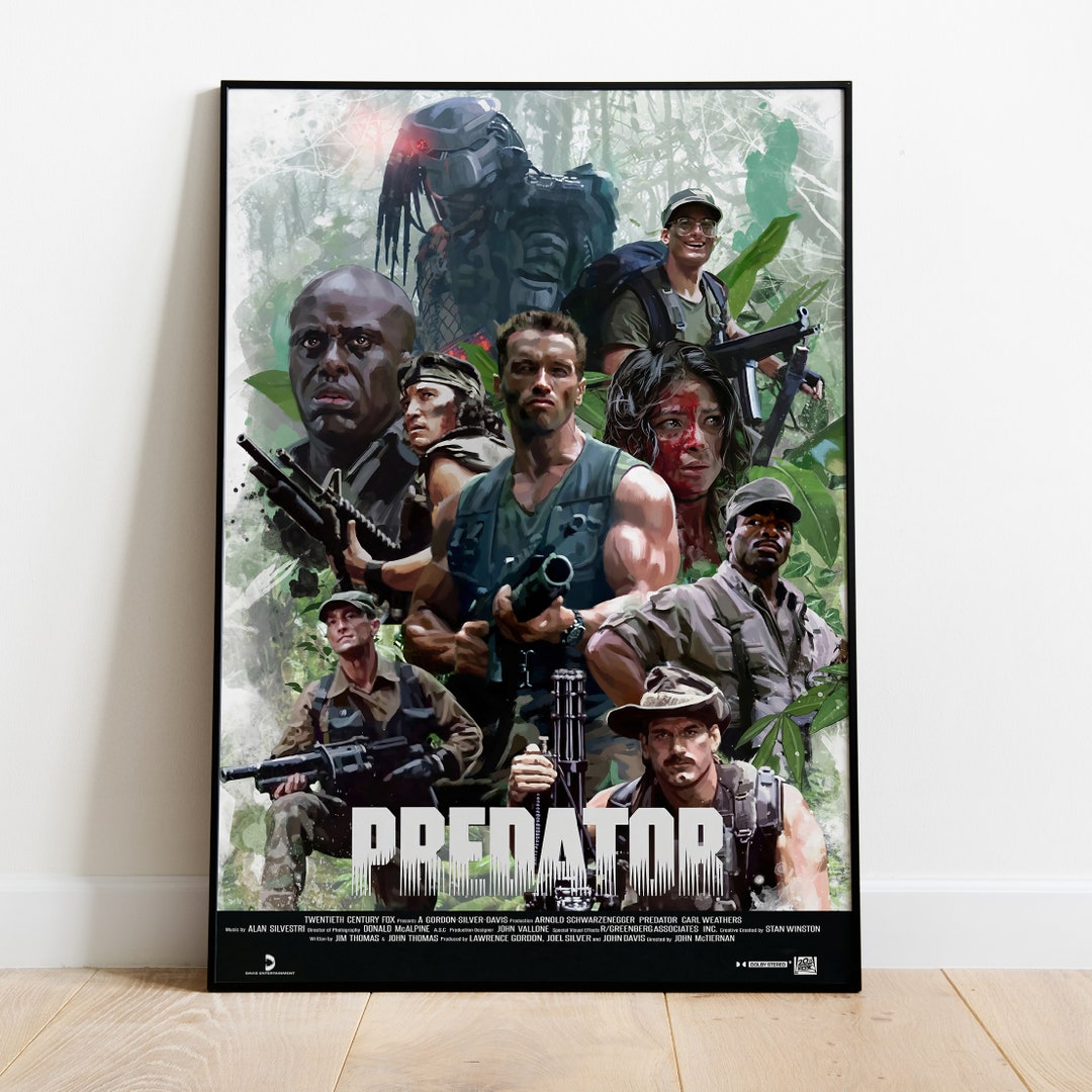Predator Poster, Movie Print, Wall Art, Gift for Film Fans - Etsy
