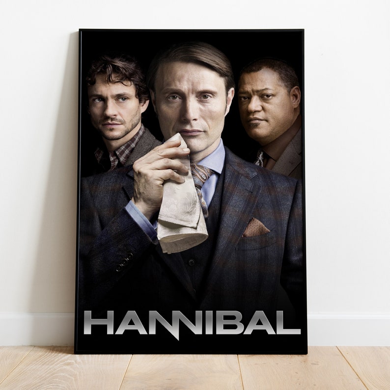 Hannibal Poster, Tv Series Print, Wall Art, Gift for Tv Show Fans ...