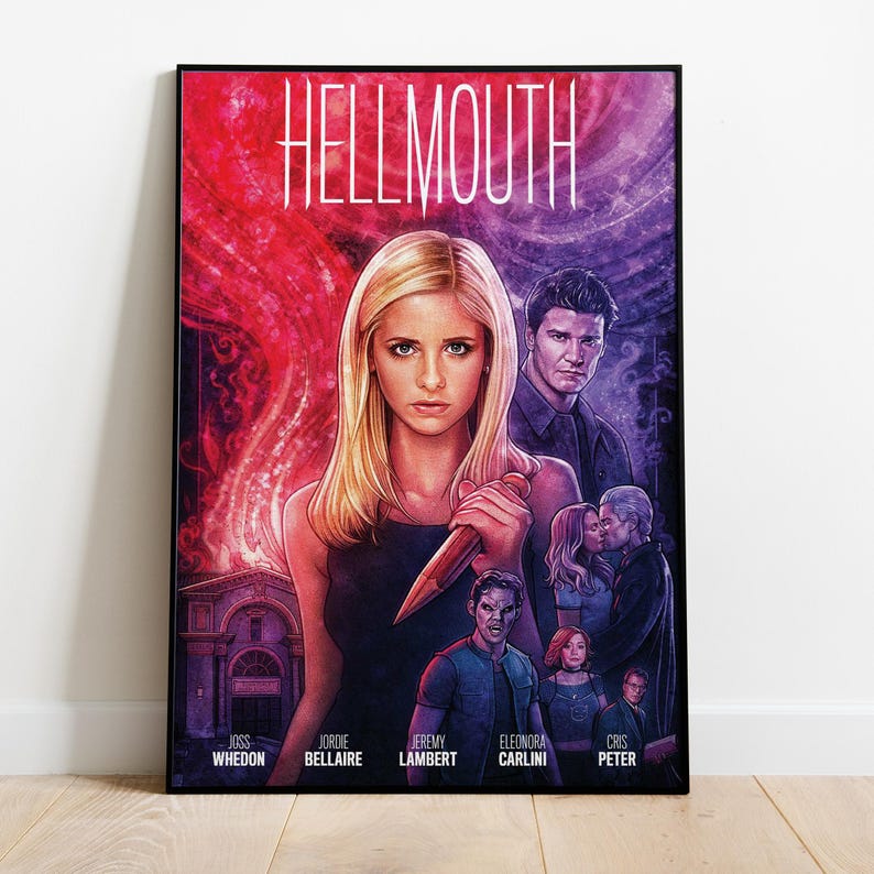 Buffy the Vampire Slayer Poster, Tv Series Print, Wall Art, Gift for Tv ...
