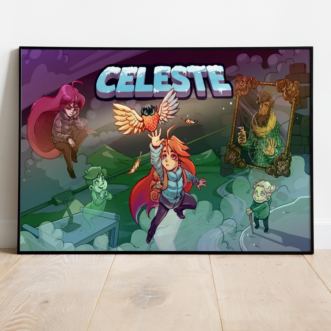 Celeste Poster, Game Print, Wall Art, Gift for Gamers #2 - Etsy