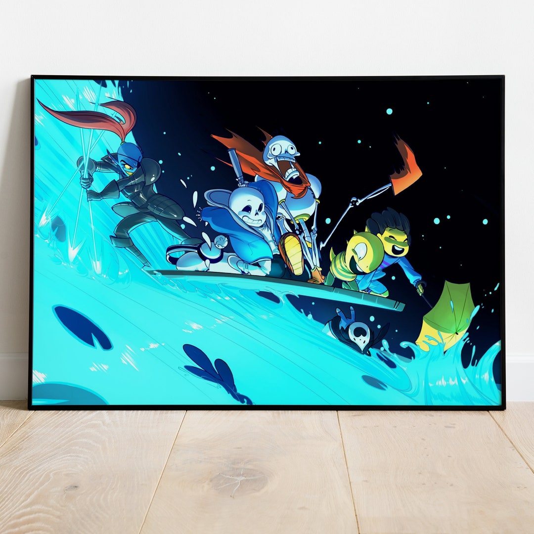 Undertale Poster, Game Print, Wall Art, Gift for Gamers - Etsy