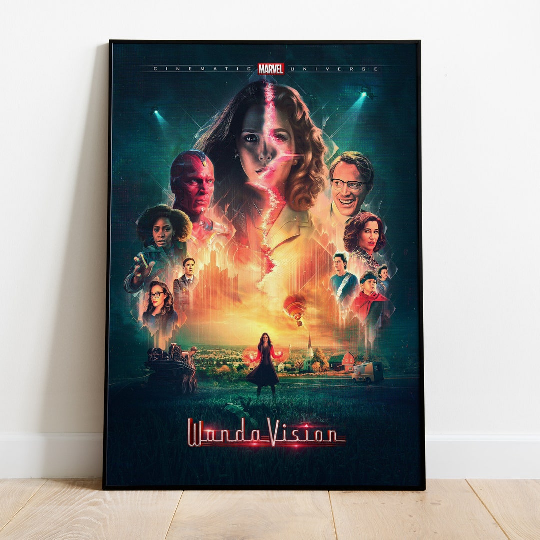 Wandavision Poster, Tv Series Print, Wall Art, Gift for Tv Show Fans - Etsy