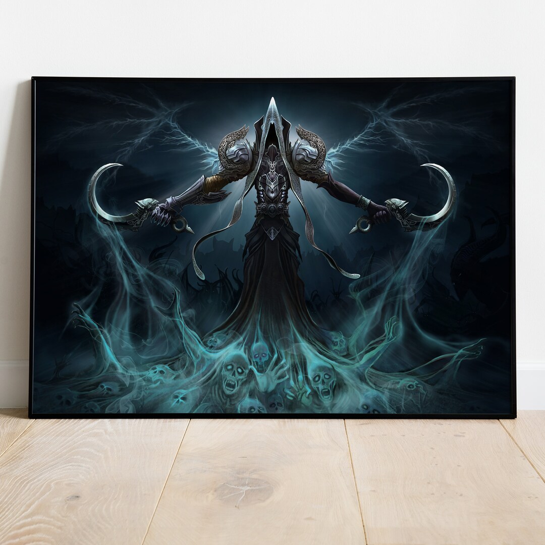 Diablo III Poster, Game Print, Wall Art, Gift for Gamers - Etsy