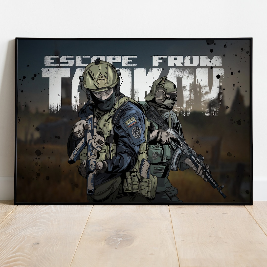 Escape From Tarkov Poster, Game Print, Wall Art, Gift for Gamers - Etsy