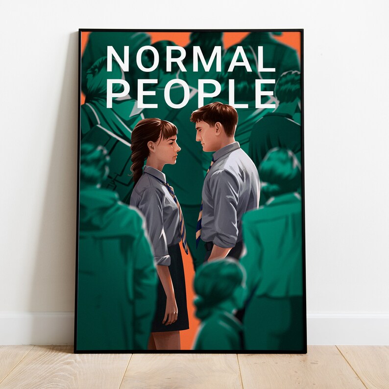 Normal People Poster, Tv Series Print, Wall Art, Gift for Tv Show Fans ...