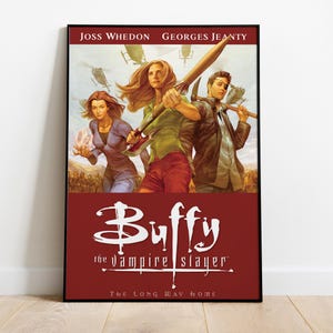 Buffy the Vampire Slayer Poster, Tv Series Print, Wall Art, Gift for Tv ...