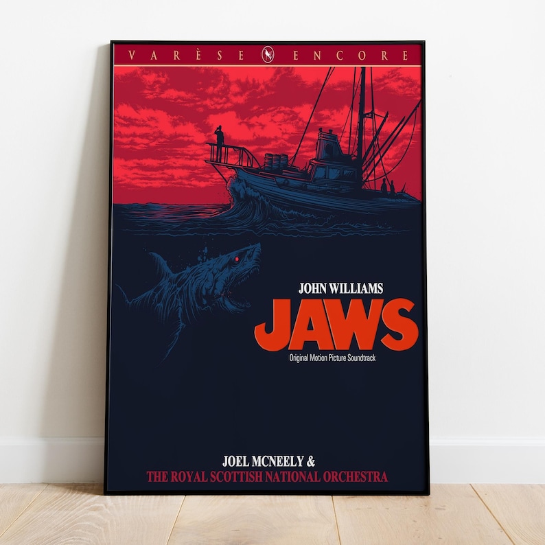 Jaws Poster, Movie Print, Wall Art, Gift for Film Fans - Etsy