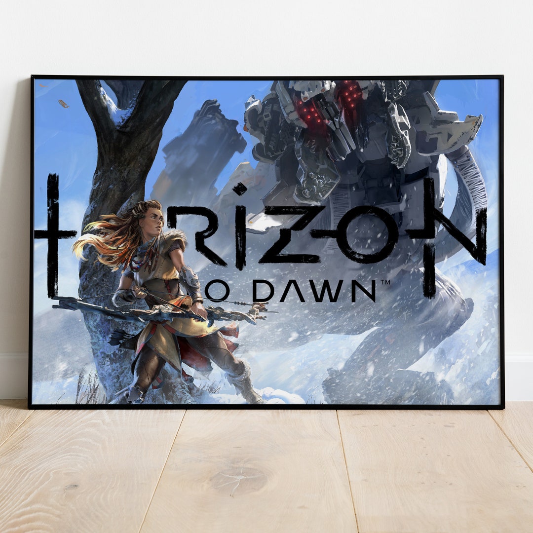 Horizon Zero Dawn Poster, Game Print, Wall Art, Gift for Gamers #2 - Etsy