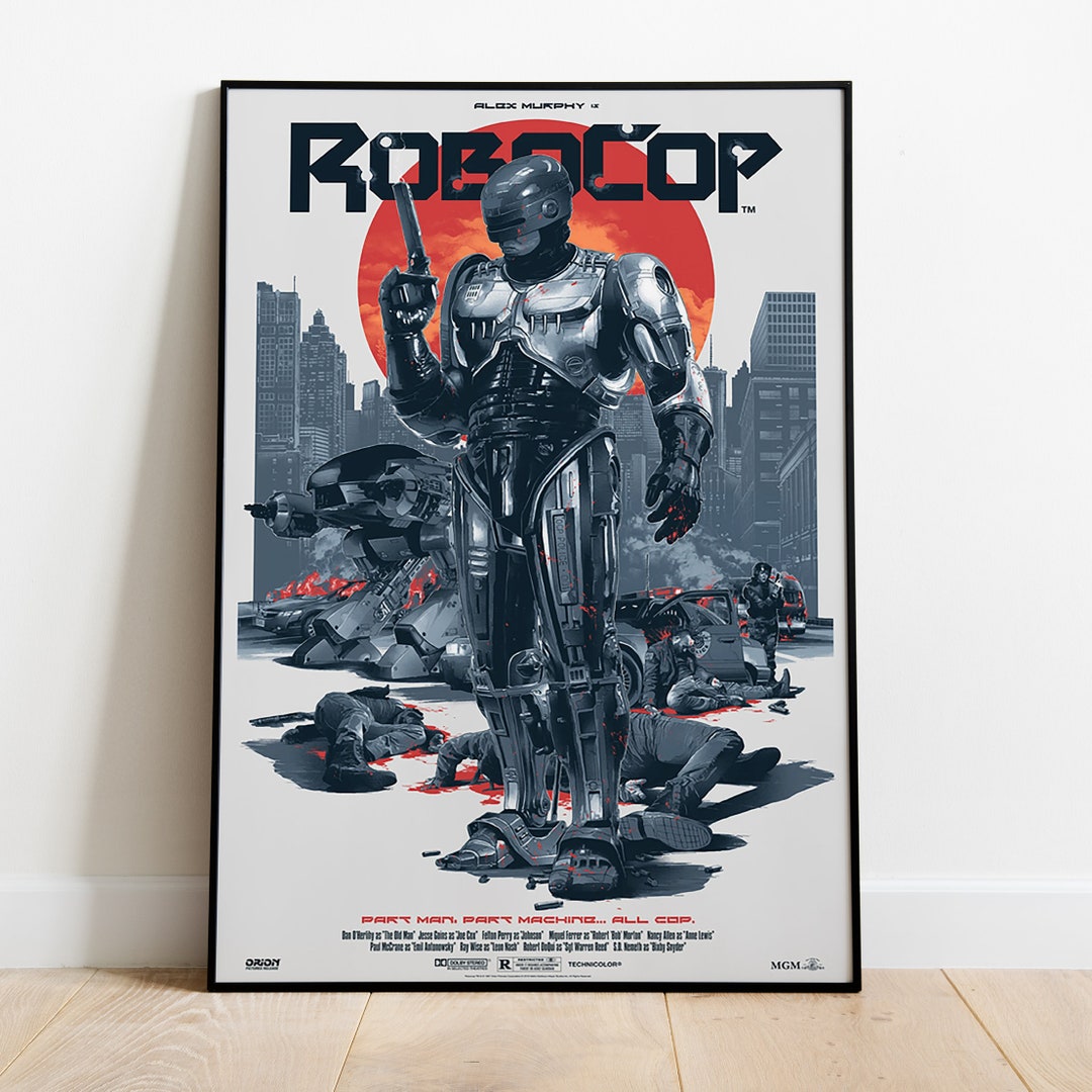 Robocop Poster, Movie Print, Wall Art, Gift for Film Fans - Etsy
