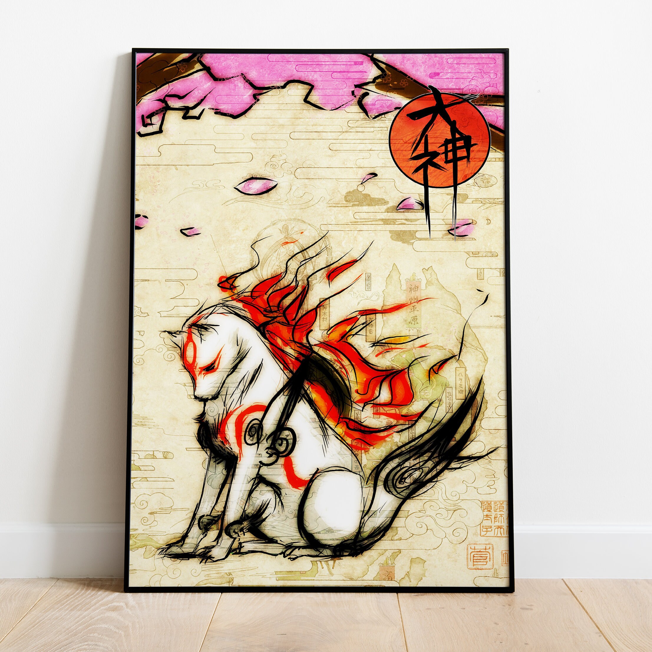 Okami Poster, Game Print, Wall Art, Gift for Gamers #2 - Etsy