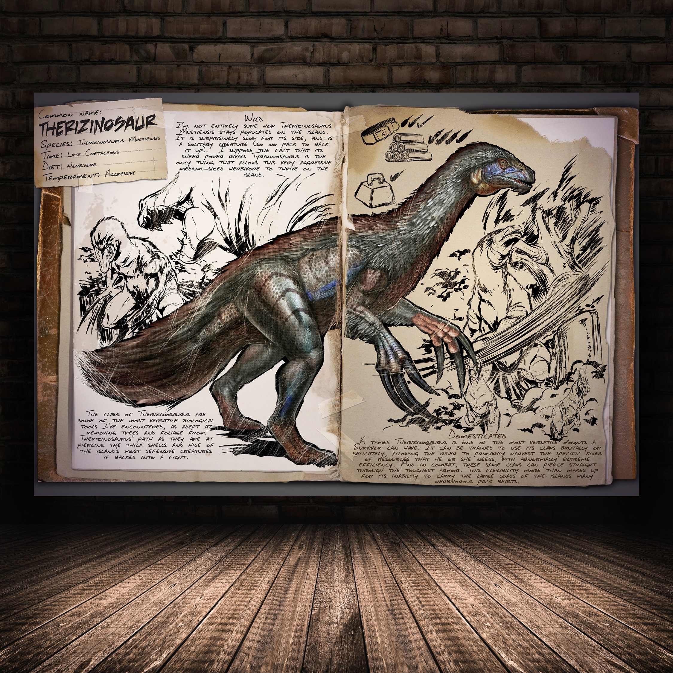 ARK Survival Evolved Poster, Dossiers Wall Art, Rolled Canvas Print ...