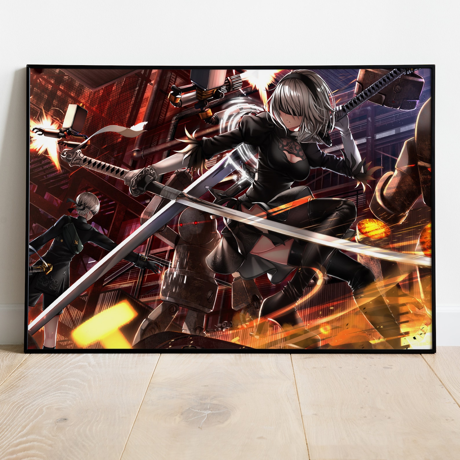 Nier Automata Poster, Game Print, Wall Art, Gift for Gamers #3 - Etsy