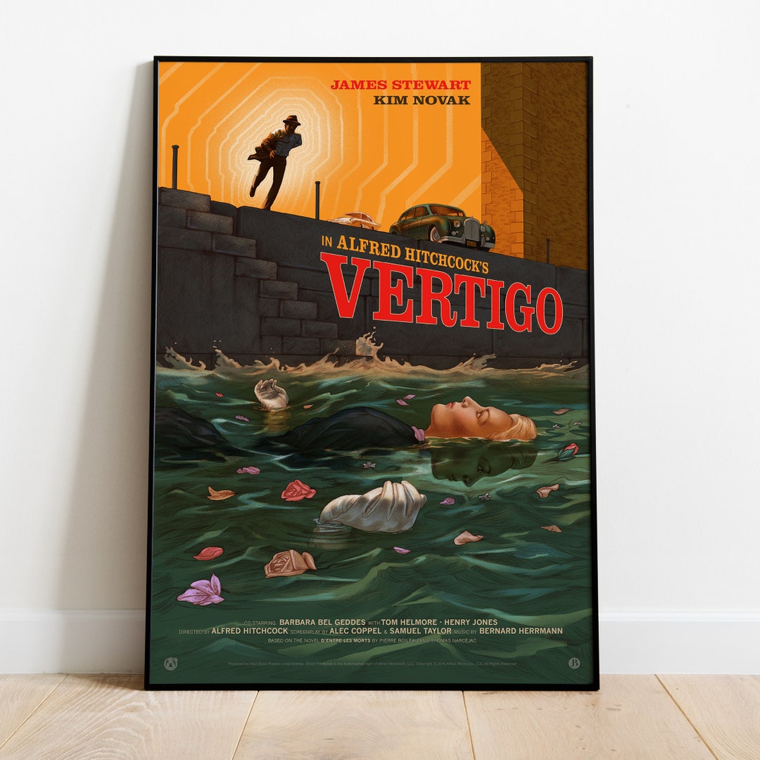 Vertigo Poster, Movie Print, Wall Art, Gift for Film Fans - Etsy