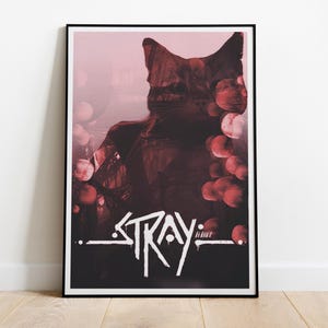 Stray Poster, Game Print, Wall Art, Gift for Gamers - Etsy