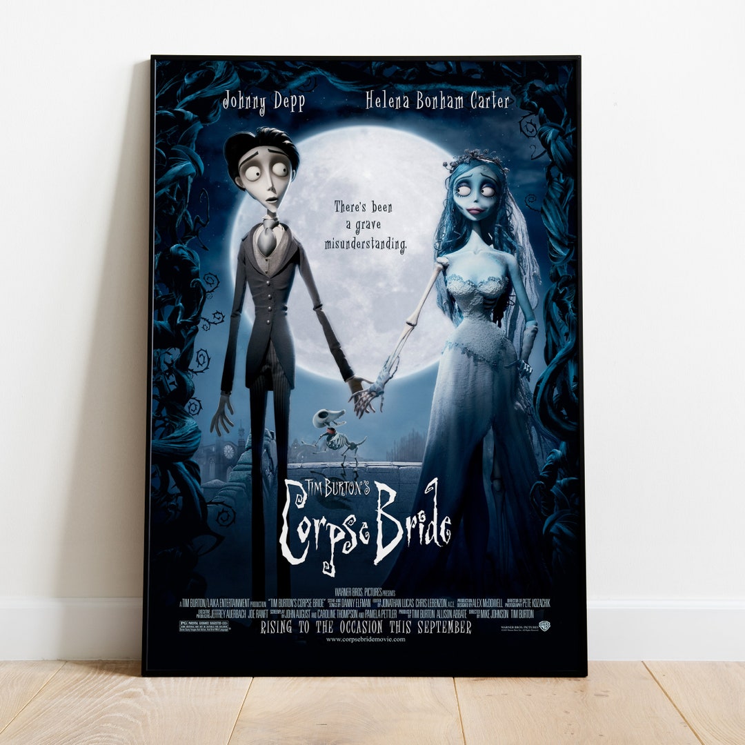 Corpse Bride Poster, Movie Print, Wall Art, Gift for Film Fans - Etsy
