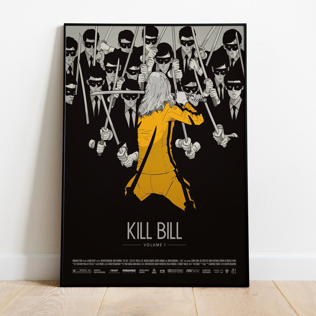Kill Bill Poster, Movie Print, Wall Art, Gift for Film Fans #2 - Etsy