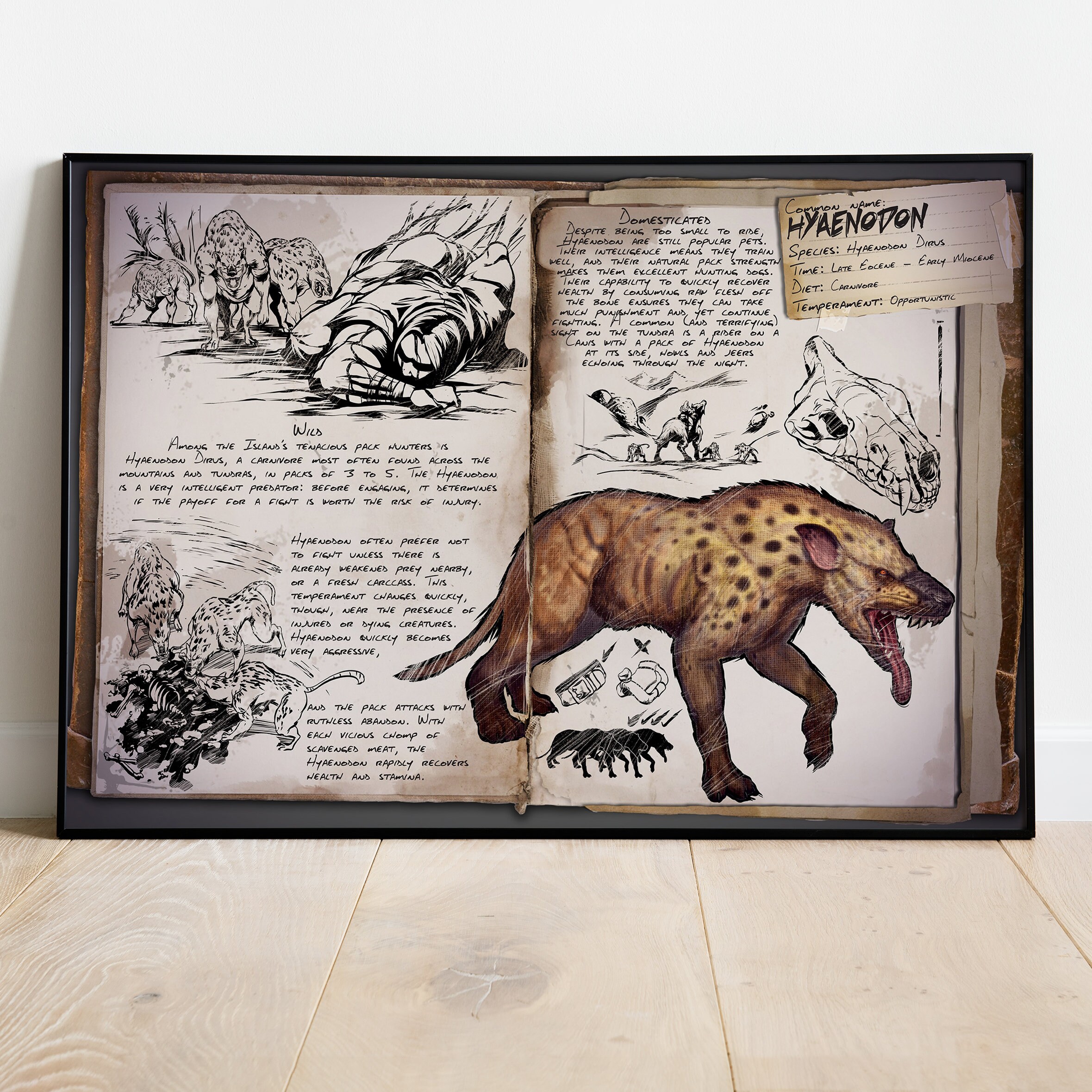 Ark Survival Dossiers Poster, Game Print, Wall Art, Gift for Gamers - Etsy