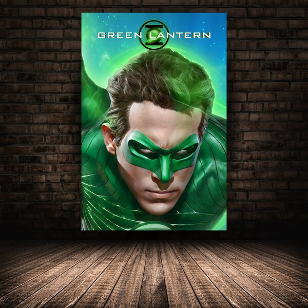 Green Lantern Poster - Etsy
