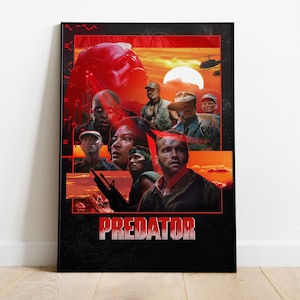 Predator Poster, Movie Print, Wall Art, Gift for Film Fans - Etsy