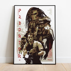 Predator Poster, Movie Print, Wall Art, Gift for Film Fans - Etsy