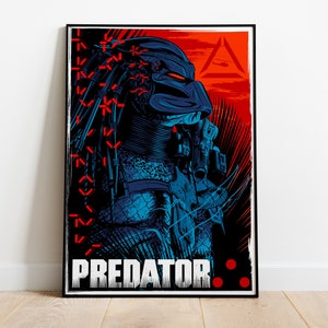 Predator Poster, Movie Print, Wall Art, Gift for Film Fans - Etsy