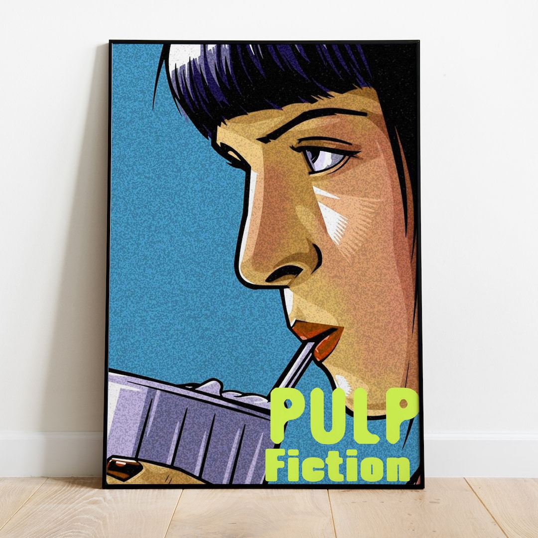 Pulp Fiction Poster, Movie Print, Wall Art, Gift for Film Fans #5 - Etsy