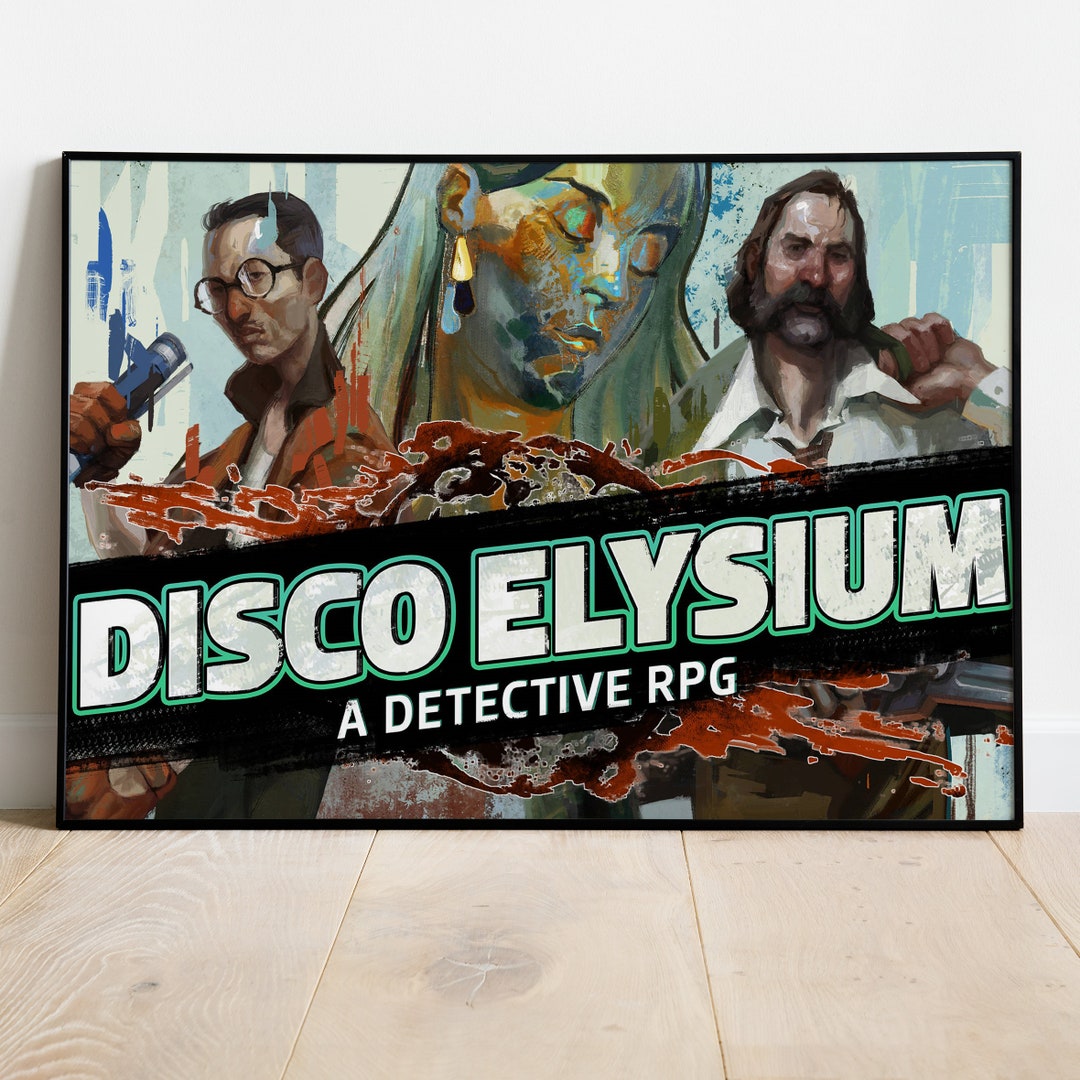 Disco Elysium Poster, Game Print, Wall Art, Gift for Gamers #2 - Etsy