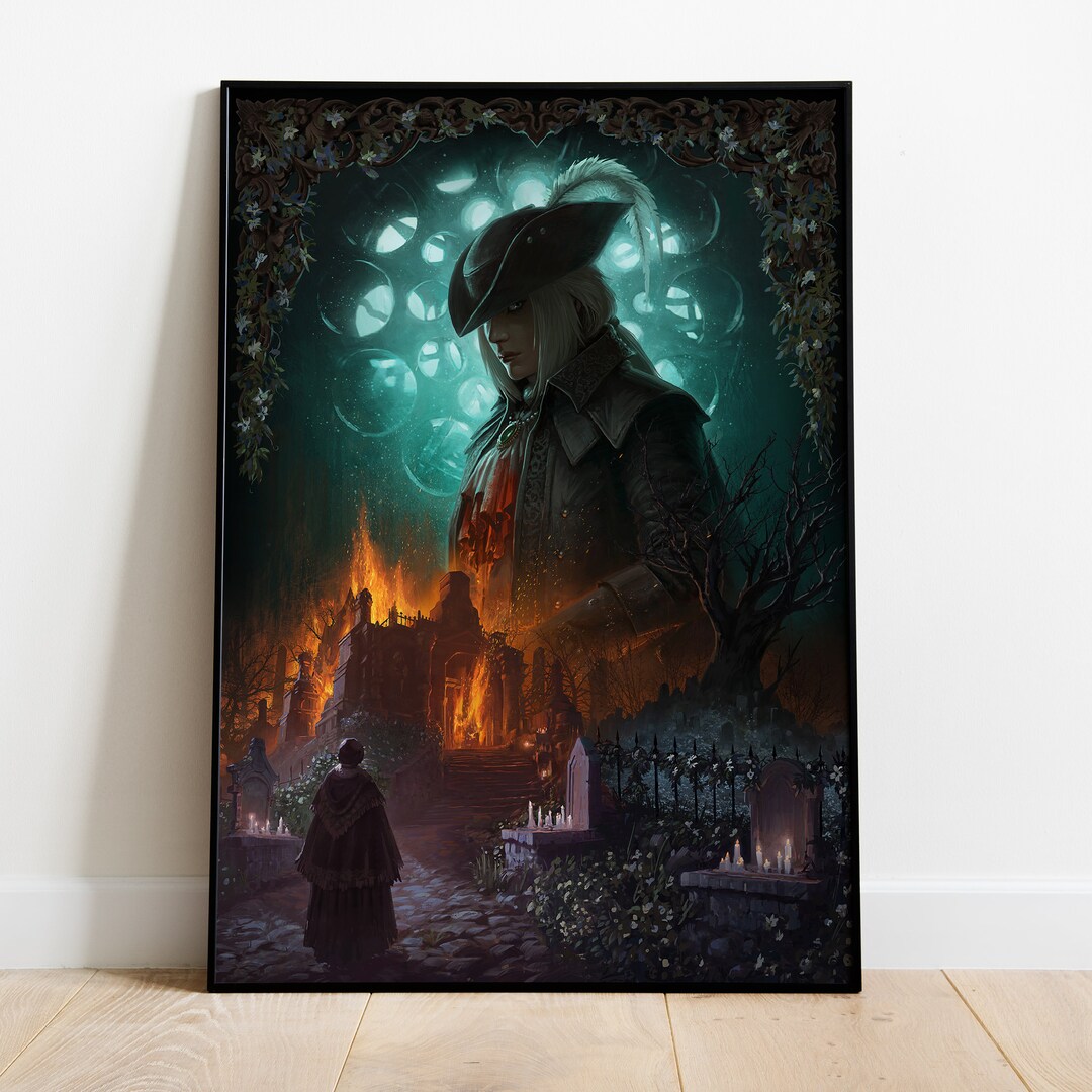 Bloodborne Poster, Game Print, Wall Art, Gift for Gamers #2 - Etsy