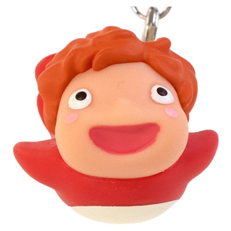 Original Ghibli Ponyo Phone Charm Keychain Ponyo on the Cliff - Etsy