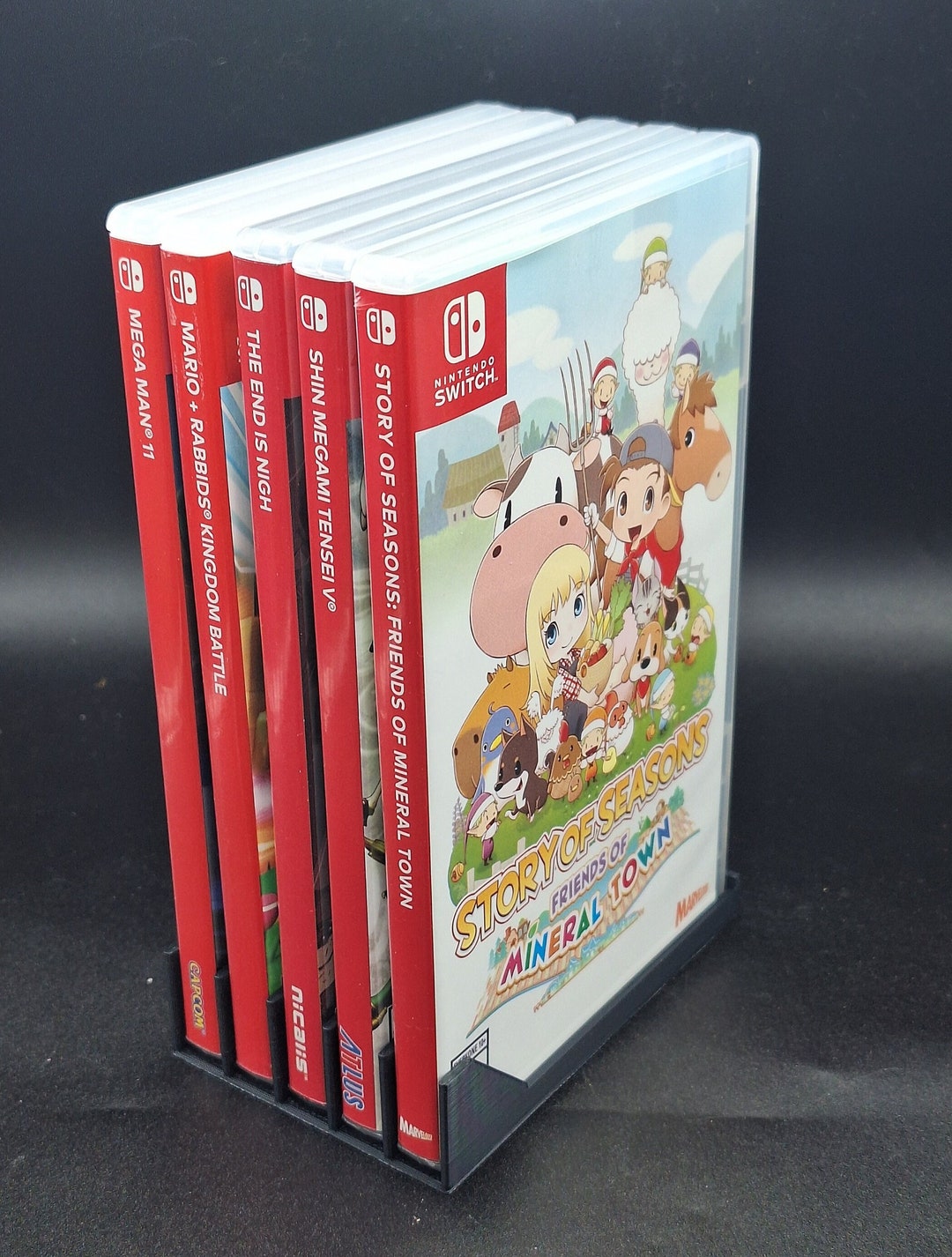 3D Printed Nintendo Switch Game Case Organizer Tray Holds 5 Games - Etsy