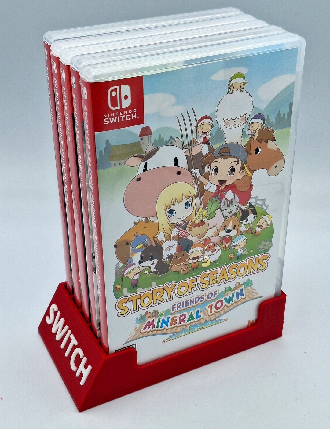 3D Printed Nintendo Switch Game Case Organizer Tray With Letters Holds ...