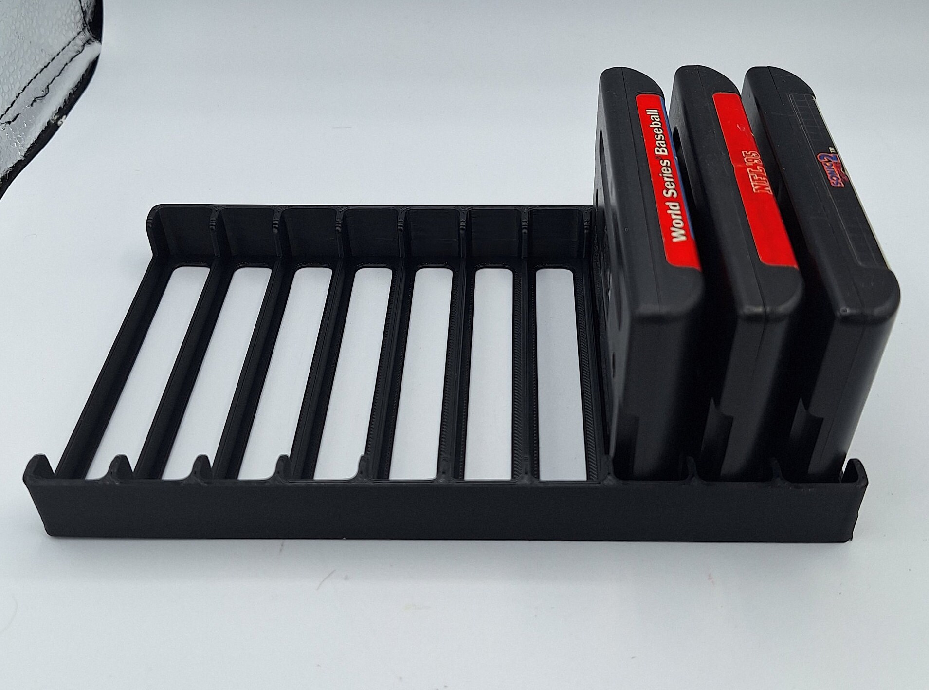 3D Printed Sega Genesis Game Cartridge Storage Tray: 5, 10, or 20 Slots ...