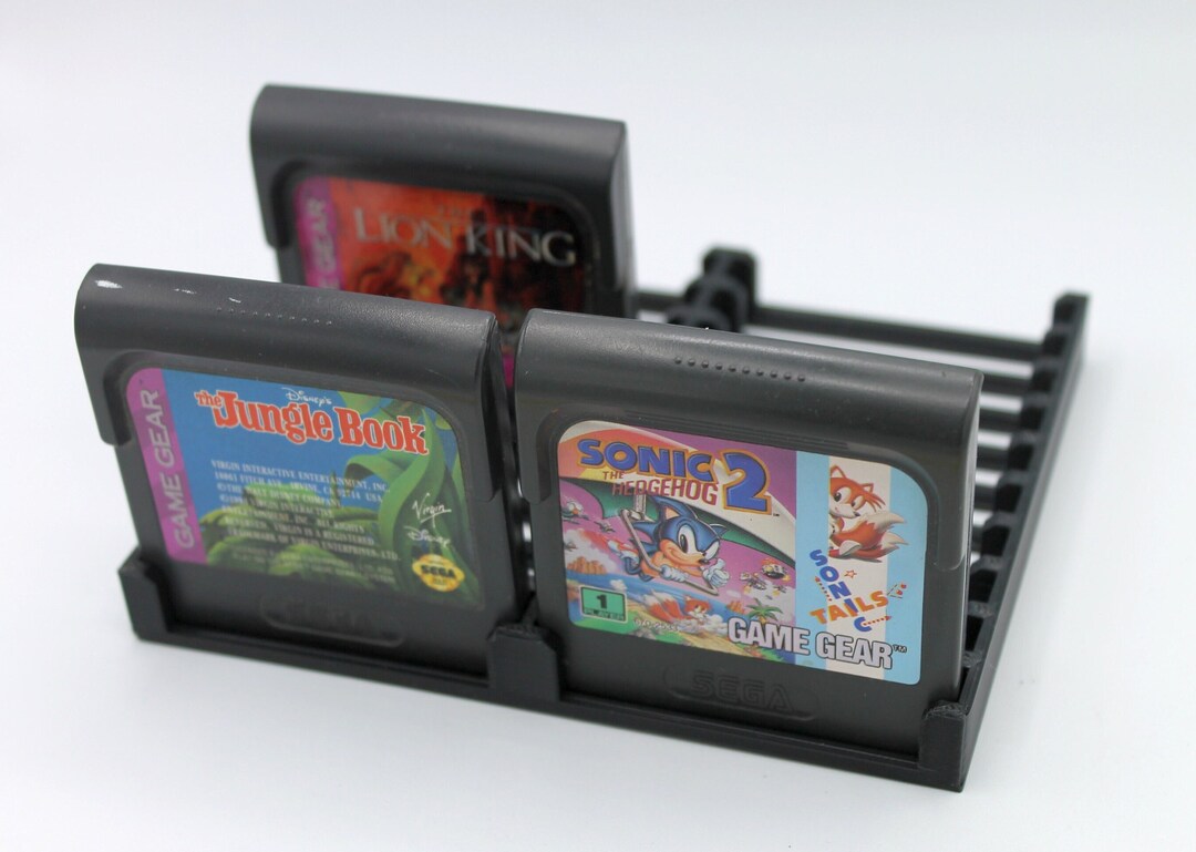 Game Gear Cartridge Storage Tray, 10, 20, 51, or 68 Slots, 3D Printed ...