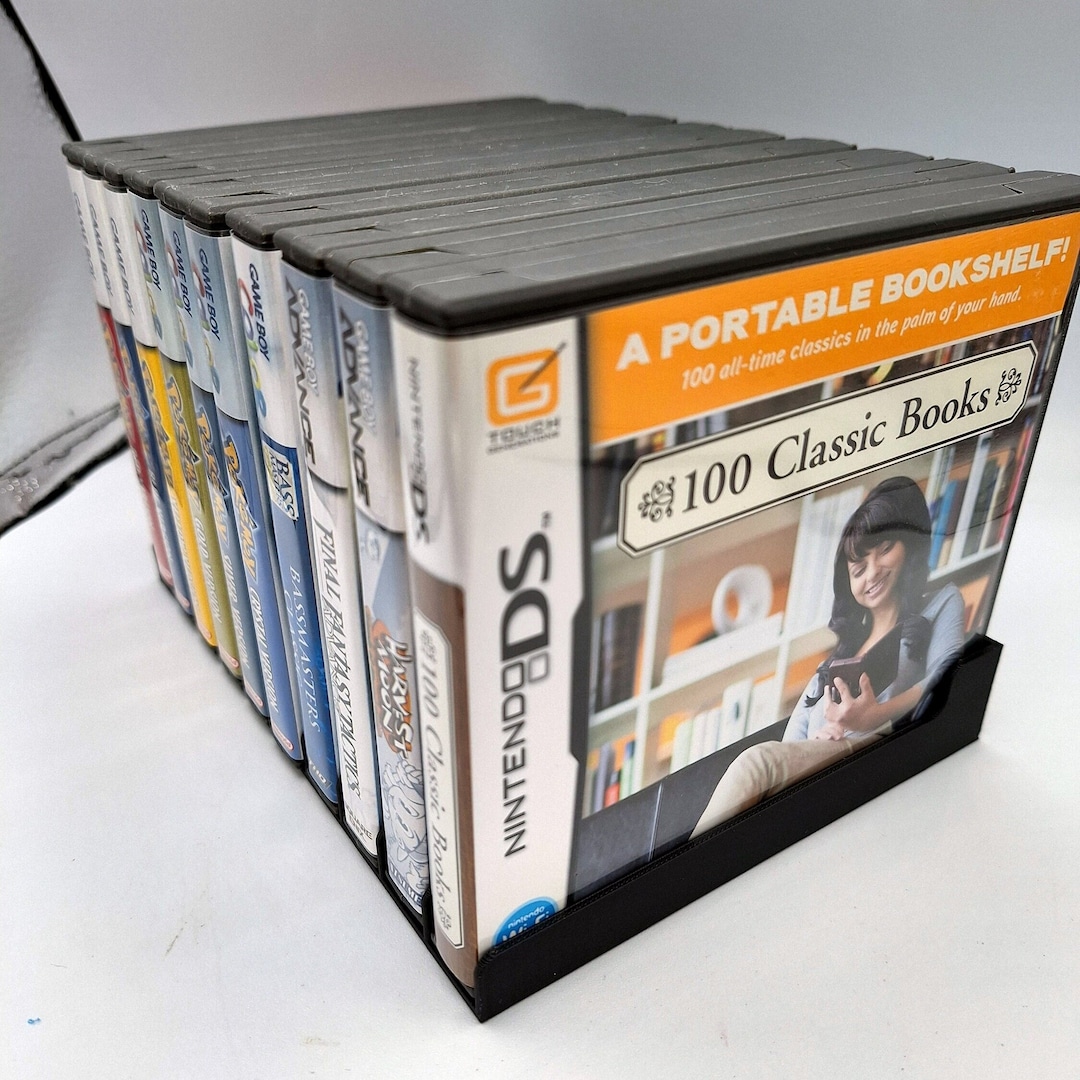 DS Game Case Organizer Tray Robust Version, 5, 10, or 15 Slots, 3D ...