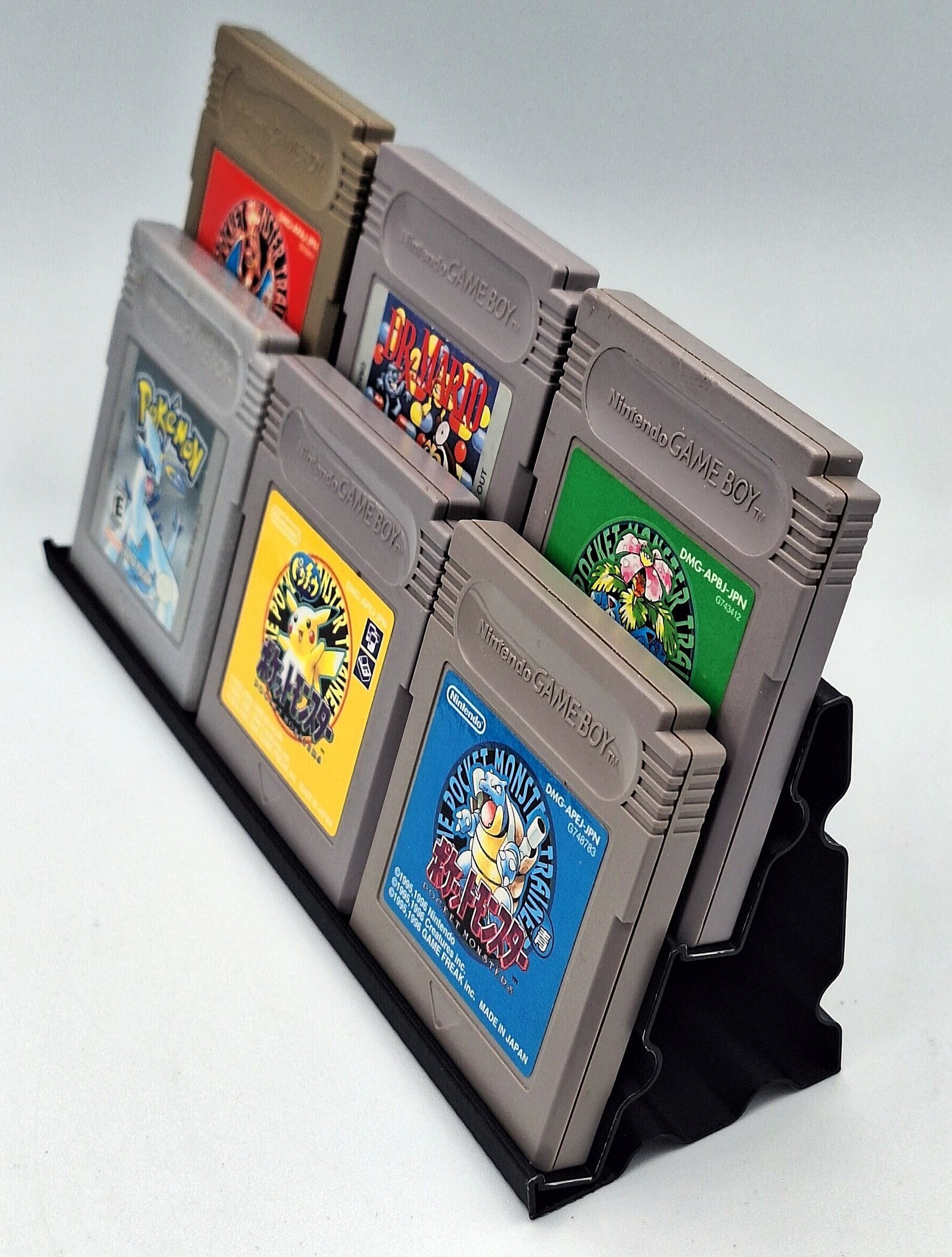 3D Printed Nintendo Game Boy Advance Cartridge Display Stand Tiered ...