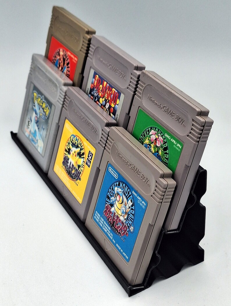 3D Printed Nintendo Game Boy Advance Cartridge Display Stand Tiered ...