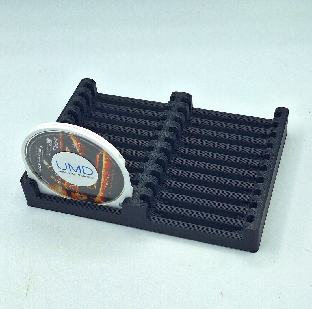 3D Printed PSP UMD Storage Tray: Holds 10-100 Discs - Etsy
